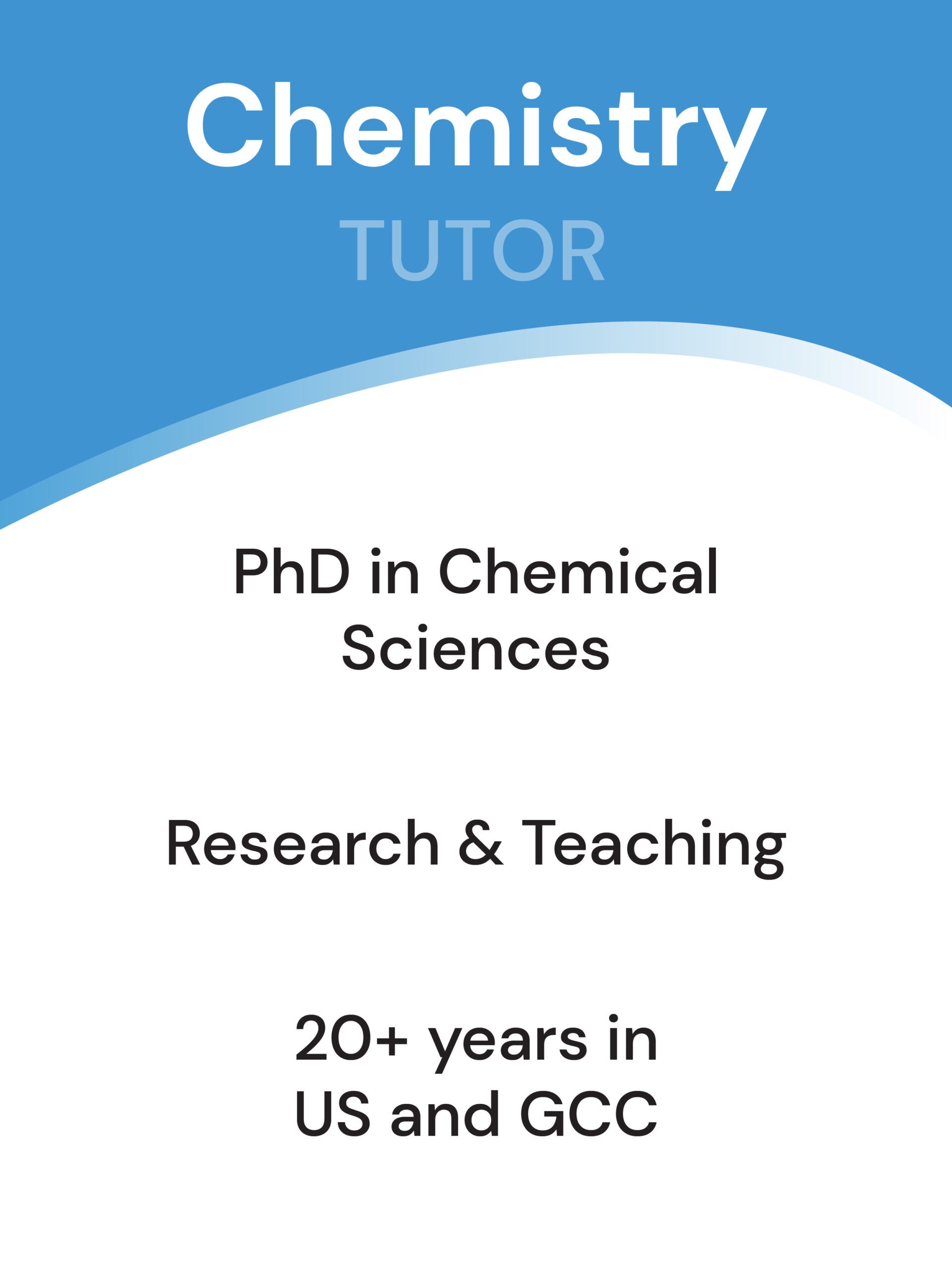 Best Chemistry Tutor Dubai | Expert Chemistry Coaching | iXCEL